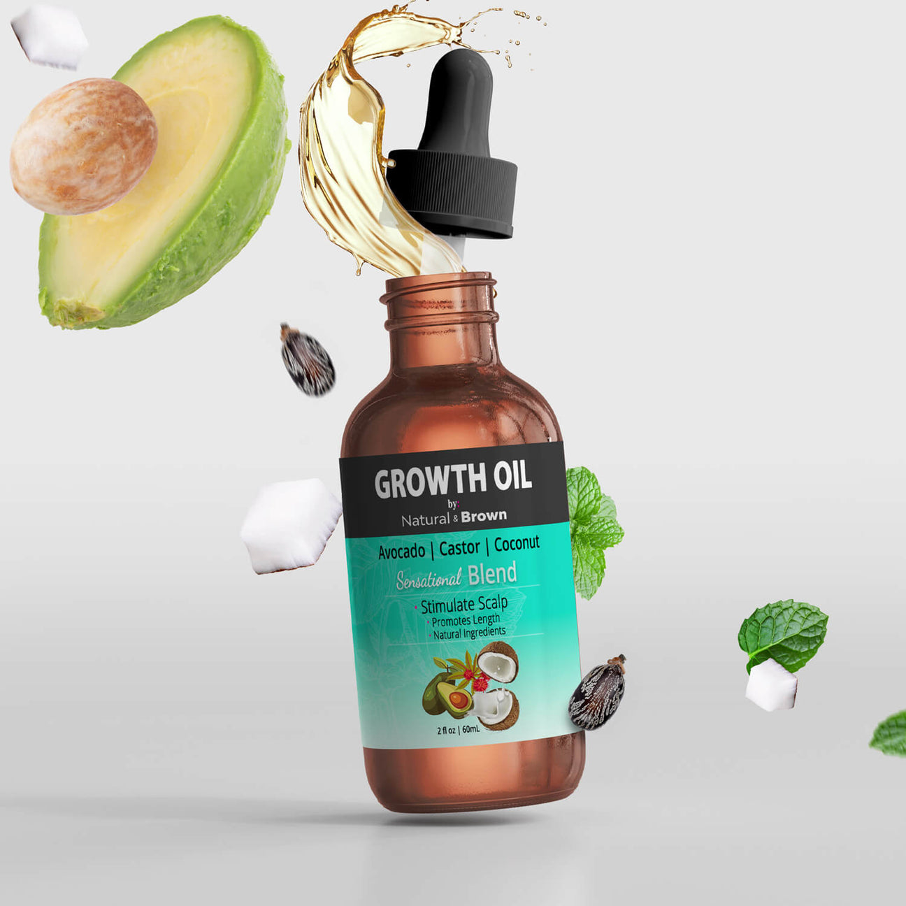 Sensational Blend Growth Oil – Natural And Brown